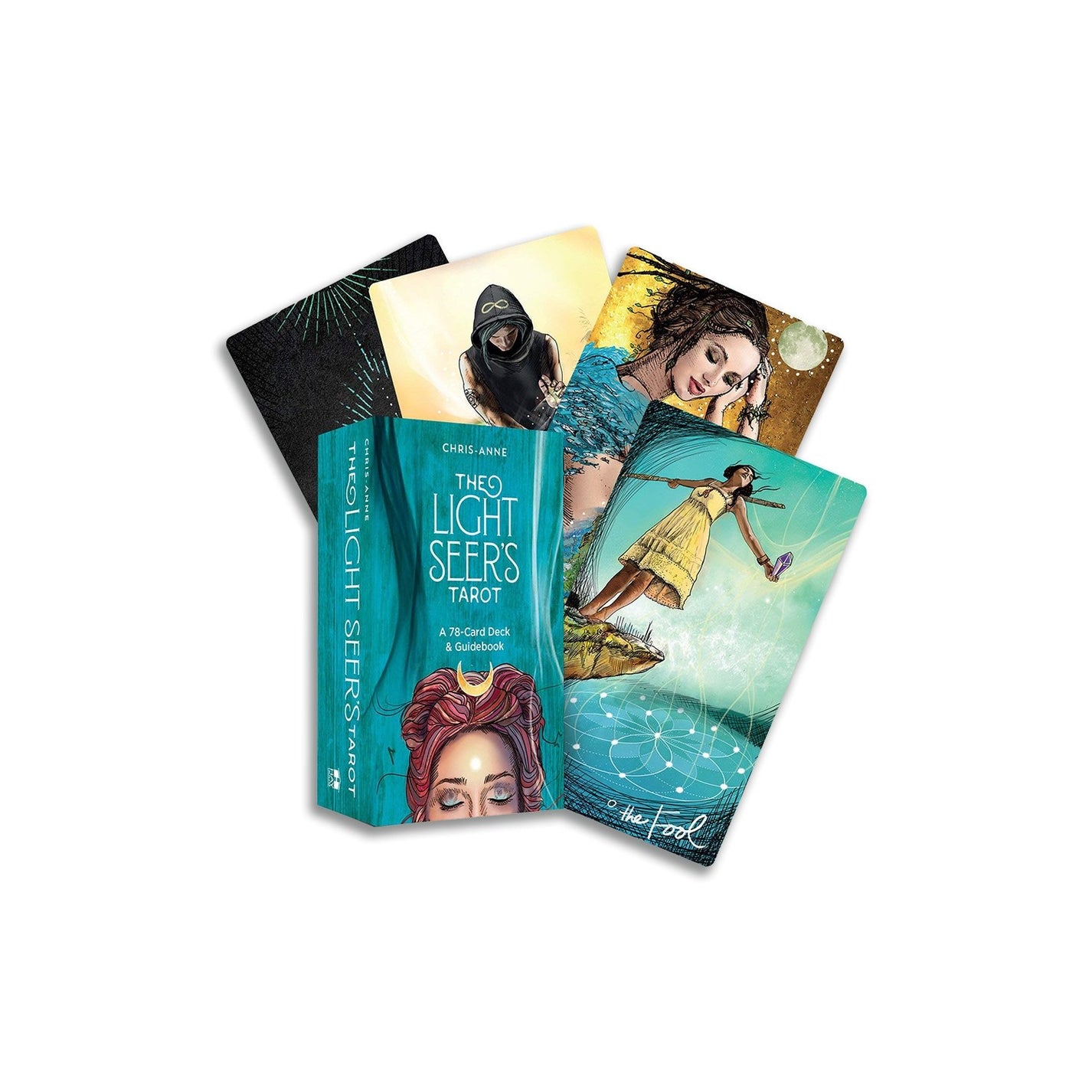 Light Seer's Tarot: A 78-Card Deck & Guidebook - Muse + Moonstone | Book