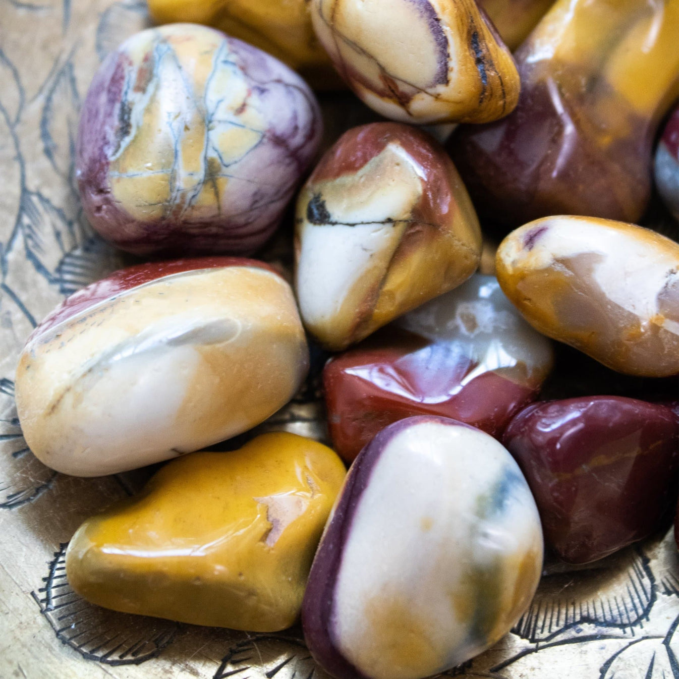 Mookaite Jasper - Tumbled - Muse + Moonstone | Crystals