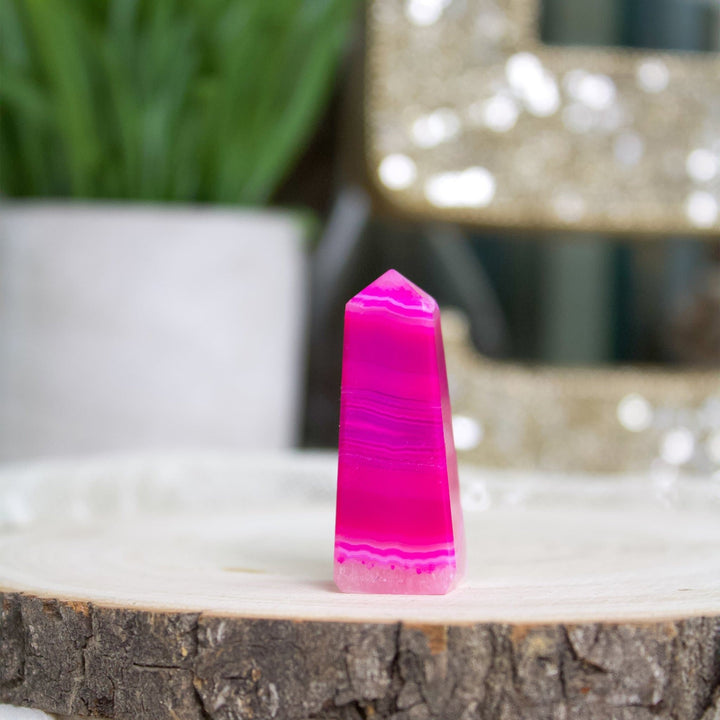 Shop Pink Agate Crystals - Muse + Moonstone Crystals