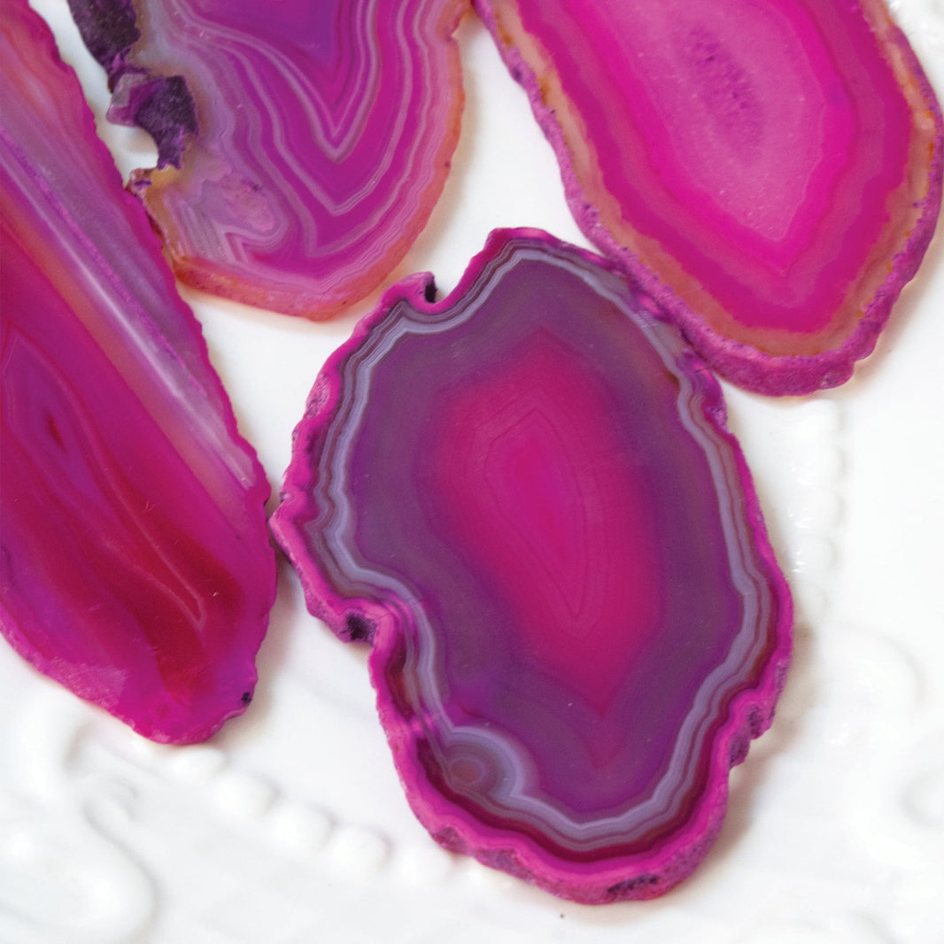 Shop Pink Agate Crystals - Muse + Moonstone Crystals