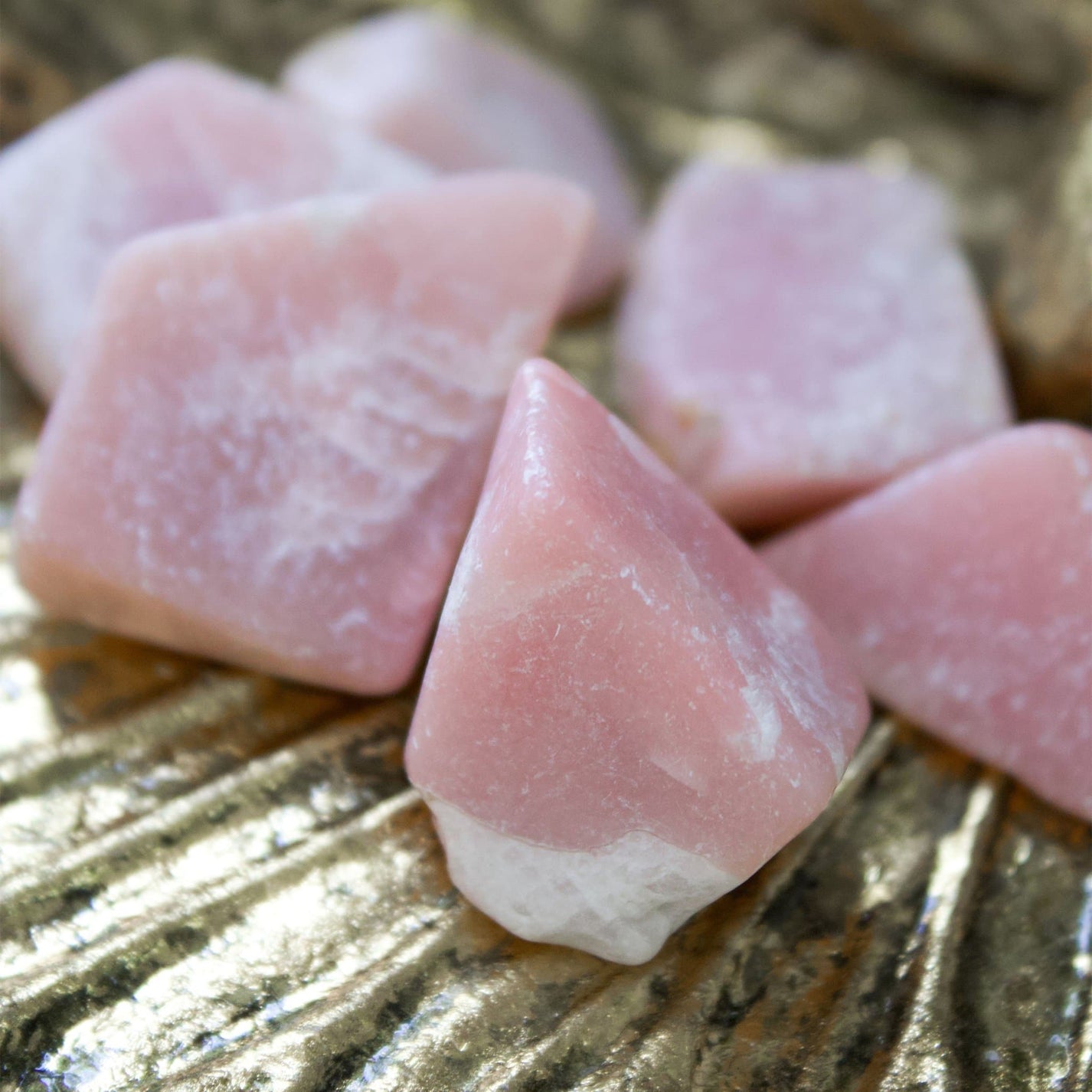 Pink Opal - Tumbled - Muse + Moonstone | Crystals