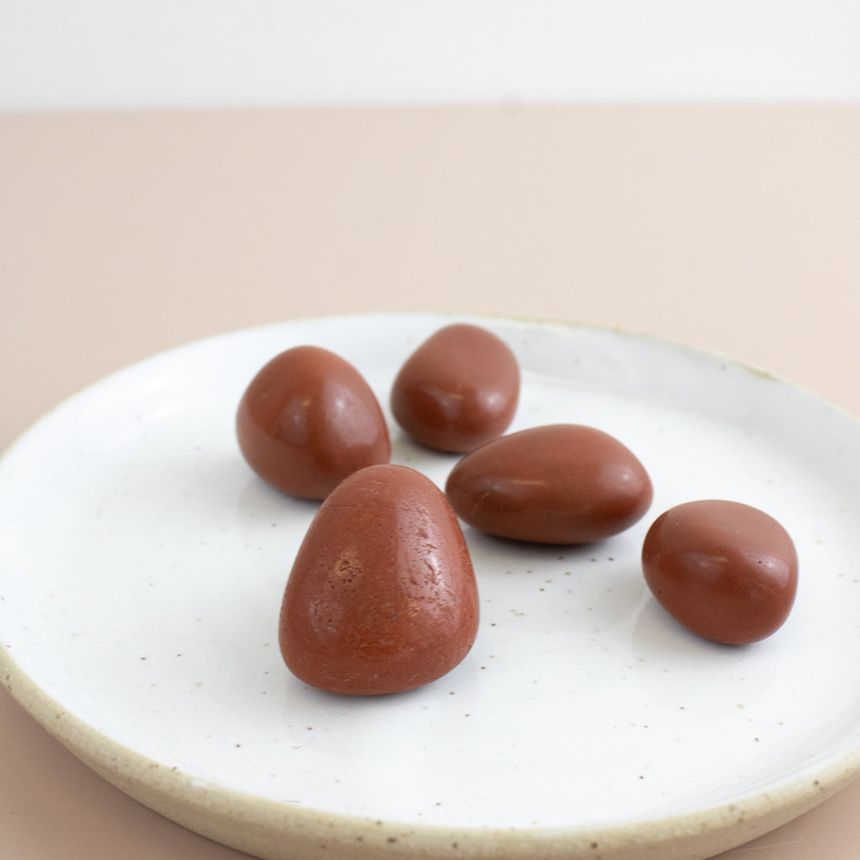 Tumbled Red Jasper | Muse + Moonstone Crystals