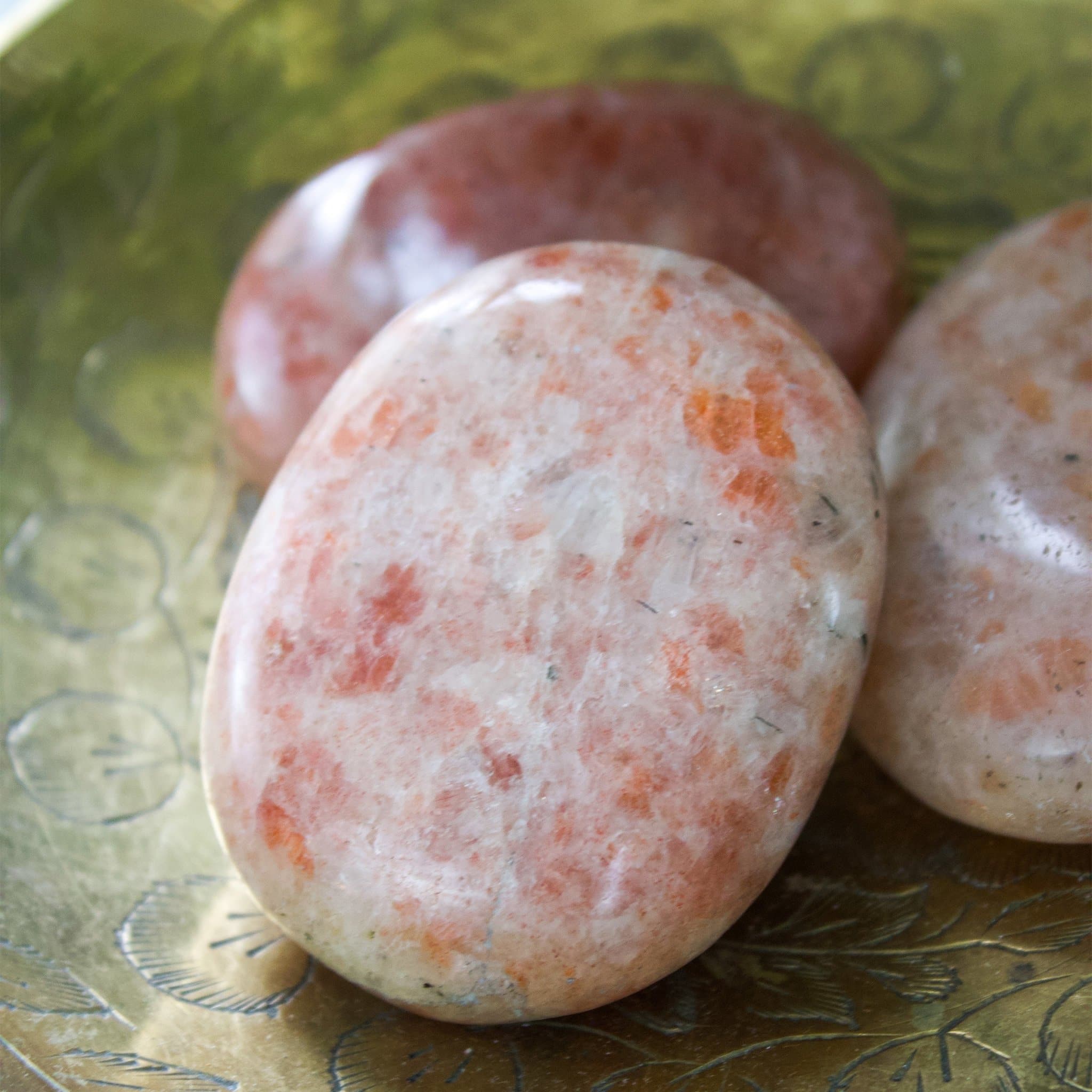 Sunstone - Palm Stone - Muse + Moonstone | Crystals